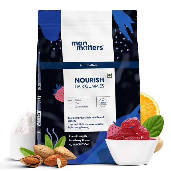 Biotin Hair Gummies with Vitamins for Hair Growth
