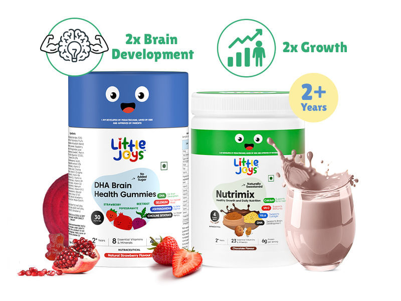 Buy Little Joys Brain Gummies & Nutrition Powder for Kids Nutrition