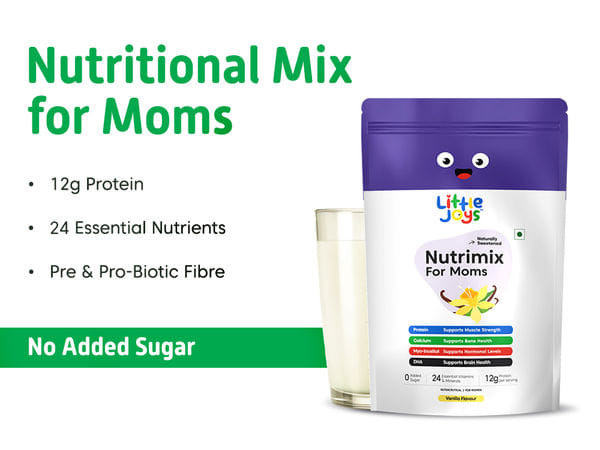 Nutrimix For Moms - Vanilla (400g) for Moms | Protein, Energy & Gut ...
