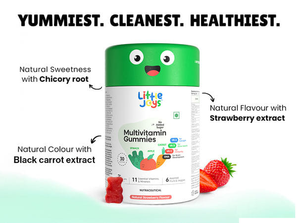 Buy Multivitamin Gummies for 360 Health Boost(2-12 Years) - Little Joys