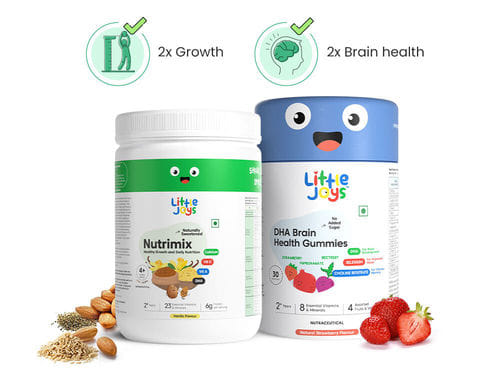 Buy Little Joys Brain Gummies & Nutrition Powder for Kids Nutrition