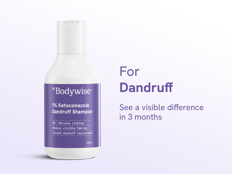 Buy 1% Ketoconazole Dandruff Shampoo - Be Bodywise
