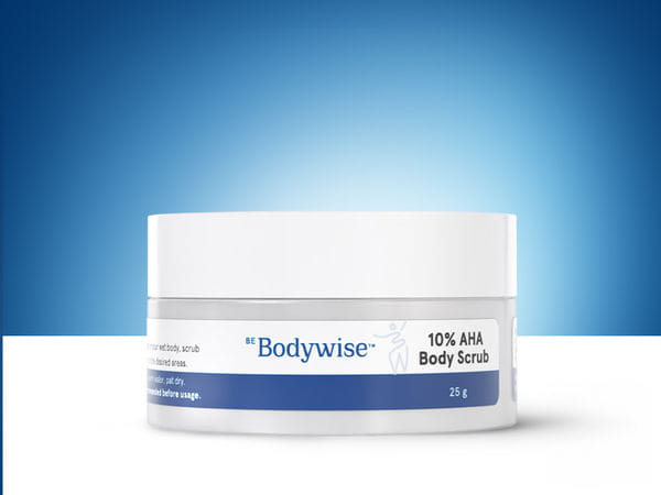 Buy 10% AHA Body Scrub For Women Clinically Tested | Be Bodywise