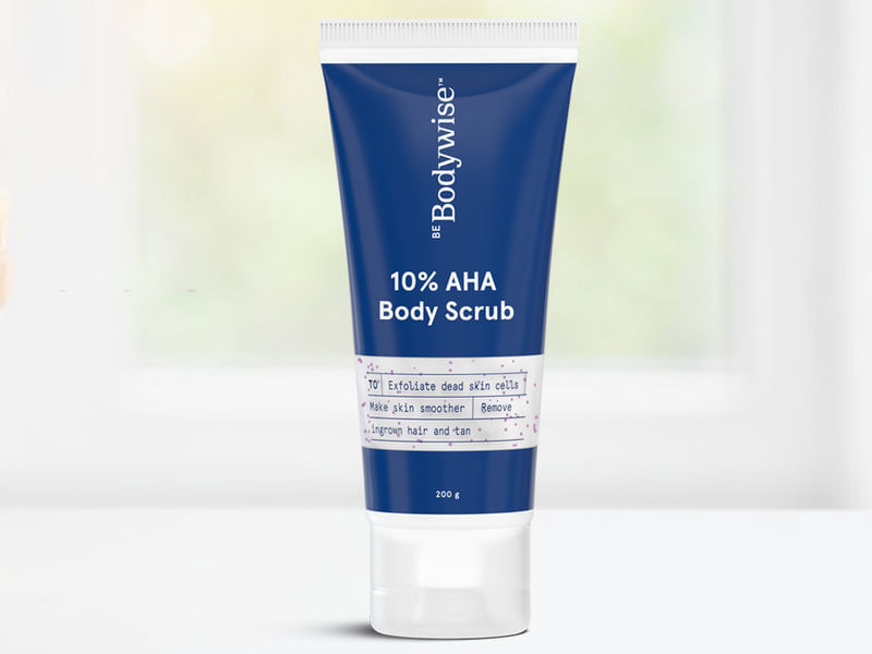 Buy 10% AHA Body Scrub For Women Developed by Doctors | Be Bodywise