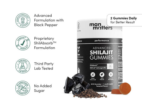 Buy India's first Shilajit Gummies by Man Matters