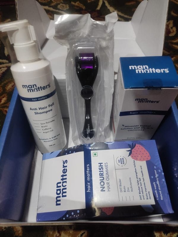 Buy Minoxidil 5% Topical Solution for Hair Loss & Regrowth- ManMatters