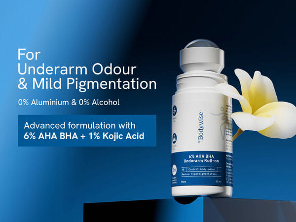 Buy 6% AHA BHA Underarm Roll On For Women - Be Be Bodywise