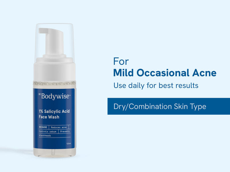 Buy 1% Salicylic Acid Face Wash (Foam-Based) - Be Bodywise