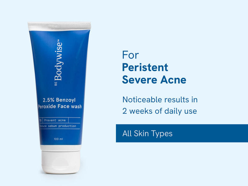Buy 2.5% Benzoyl Peroxide Facewash - Be Bodywise