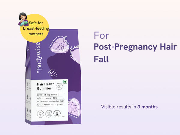 Biotin Hair Gummies for Post-Pregnancy Hair Fall