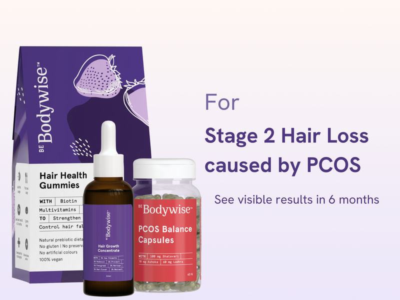 Buy Hair Growth Pack for PCOS (1 month) - Be Bodywise