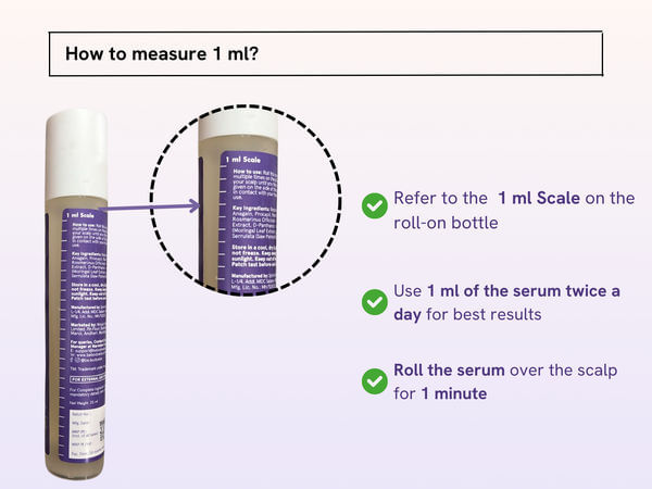 Hair Growth Serum with Redensyl, Procapil, Baicapil (Paraben Free)