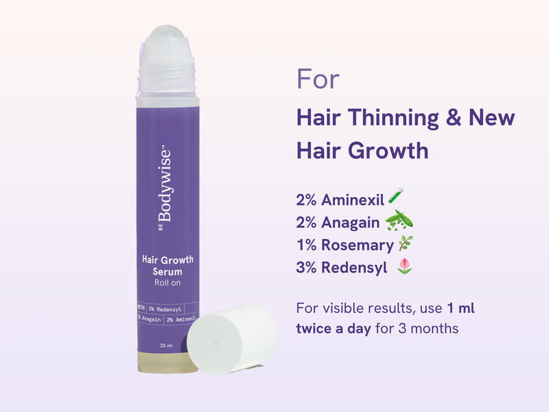 Buy Advanced Hair Growth Serum Roll-On - Be Bodywise