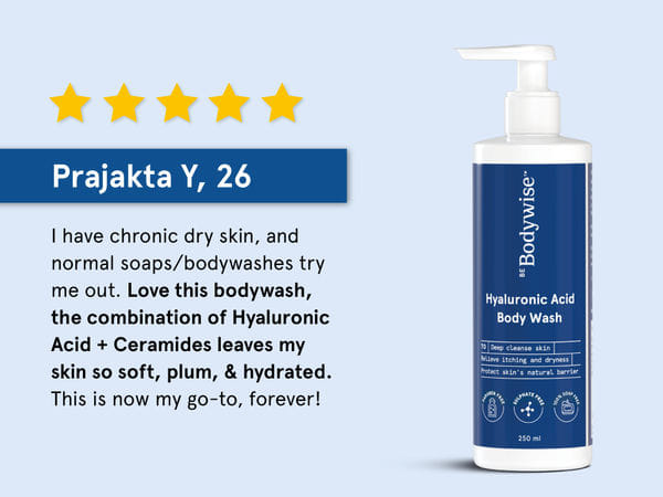 Buy Hyaluronic Acid Body Wash For Women by Doctors - Be Bodywise