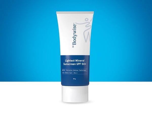 Buy Lightest Mineral Sunscreen SPF50+ Be Bodywise