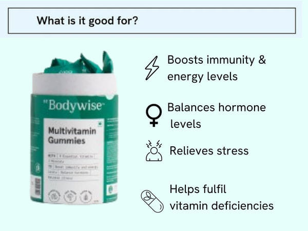 Buy Bodywise Multivitamin Gummies ~ Best Multivitamins for Women