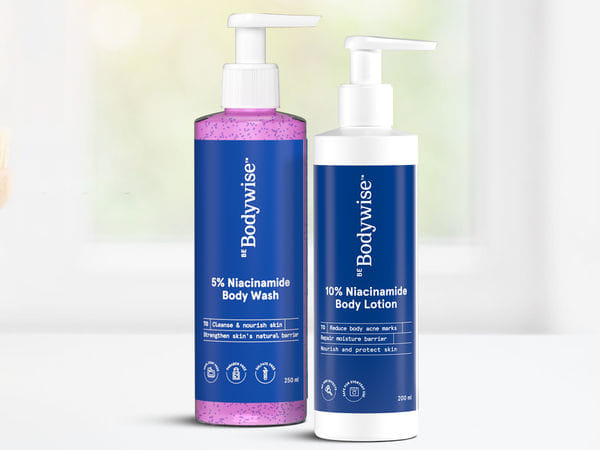 Buy Niacinamide Body Wash & Body Lotion Kit for Skincare | Be Bodywise