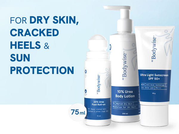 Buy Urea Skin & Heel Repair Kit + Ultra Light Sunscreen SPF50+ - Be ...
