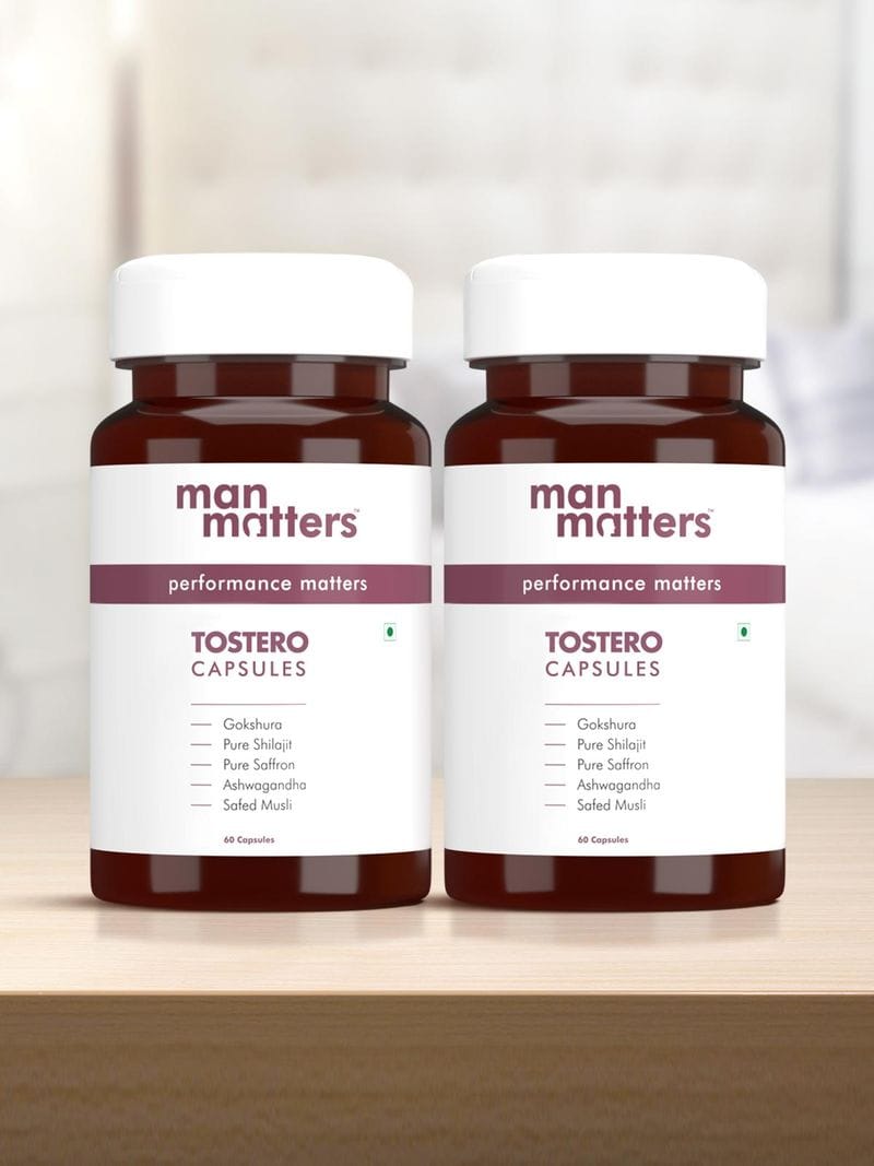 Buy Tostero Capsules With Ashwagandha 2 Month Pack - Man Matters