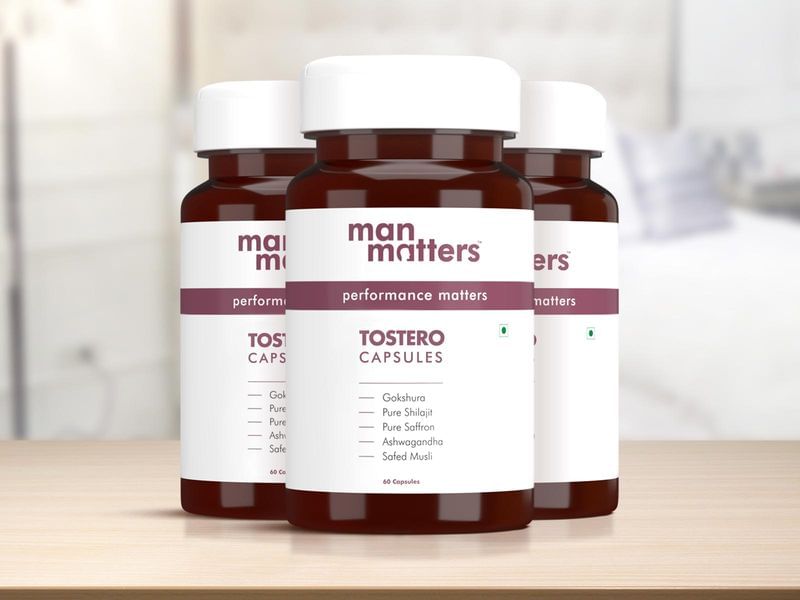 Buy Tostero Capsules With Ashwagandha 3 Month Pack - Man Matters