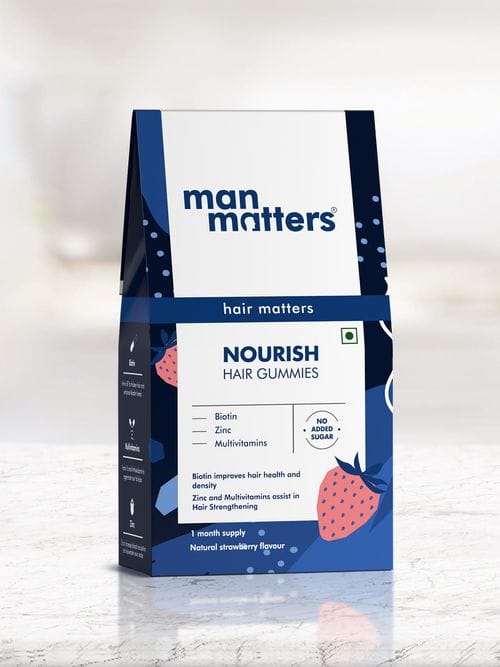 Buy Biotin Hair Gummies (Vegan Hair Vitamins) - Man Matters