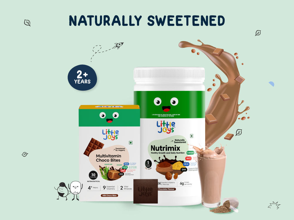Buy NutriMix (400g) & Multivitamin Chocolate Kit (30N) - Little Joys
